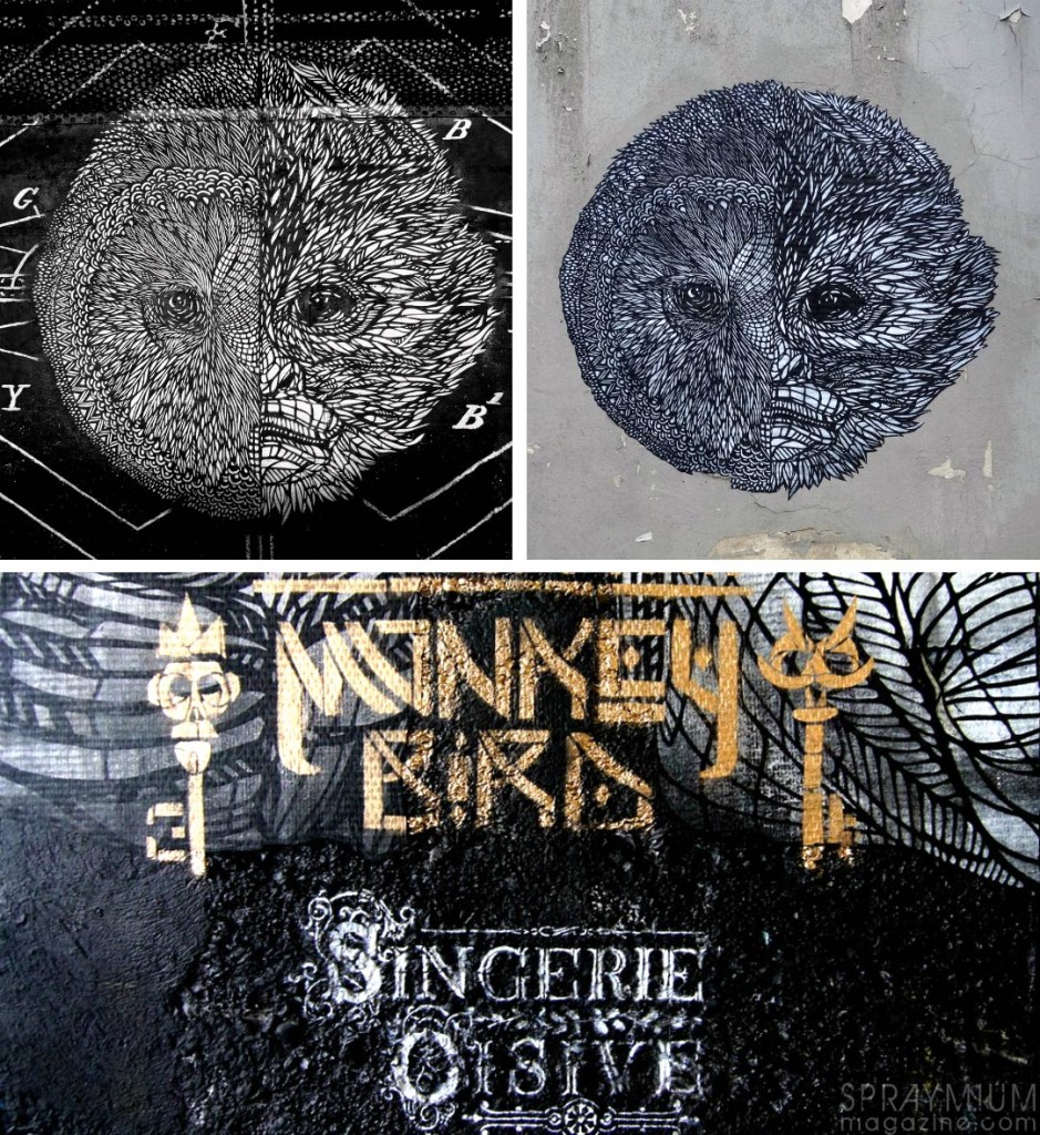 Monkey Bird - Singerie Oisive - Spraymium Magazine